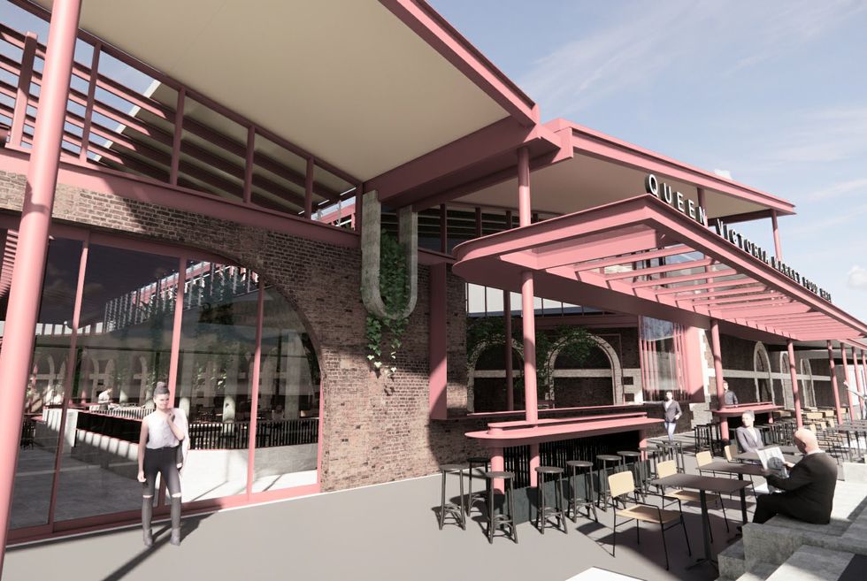 New food hall for Melbourne’s Queen Victoria Market | ArchitectureAu