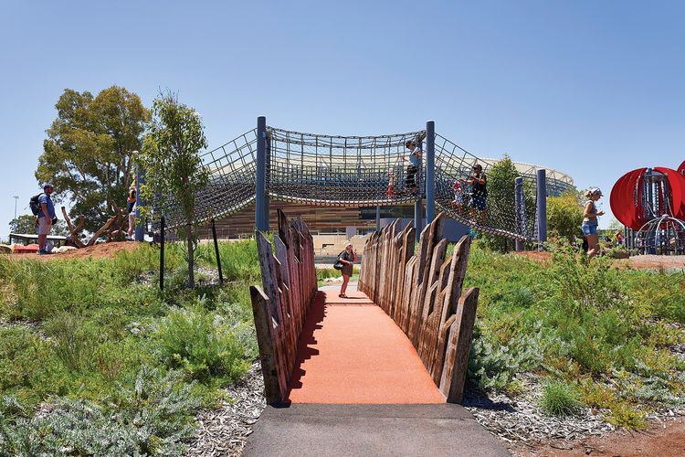 Finding a sense of place: Optus Stadium parklands | Landscape Australia