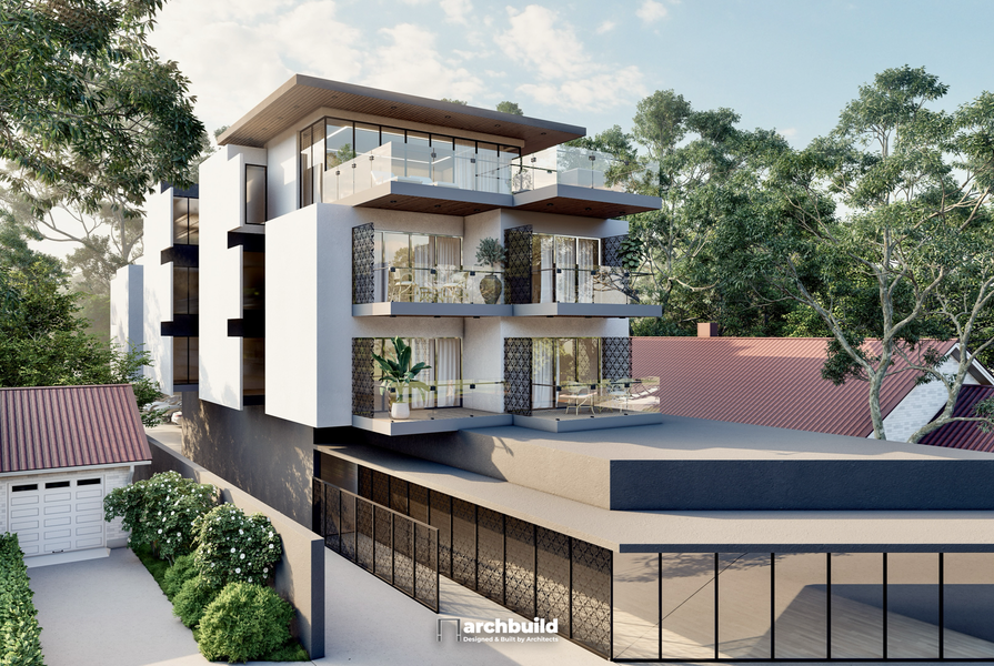 Etroit mixed-use apartment block by Archbuild | ArchitectureAu